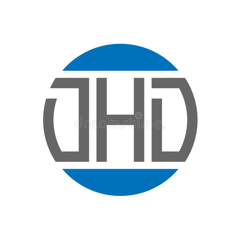 DHD Letter Logo Design on White Background. DHD Creative Initials ...