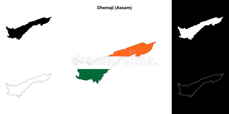 Dhemaji Outline Stock Illustrations – 4 Dhemaji Outline Stock ...