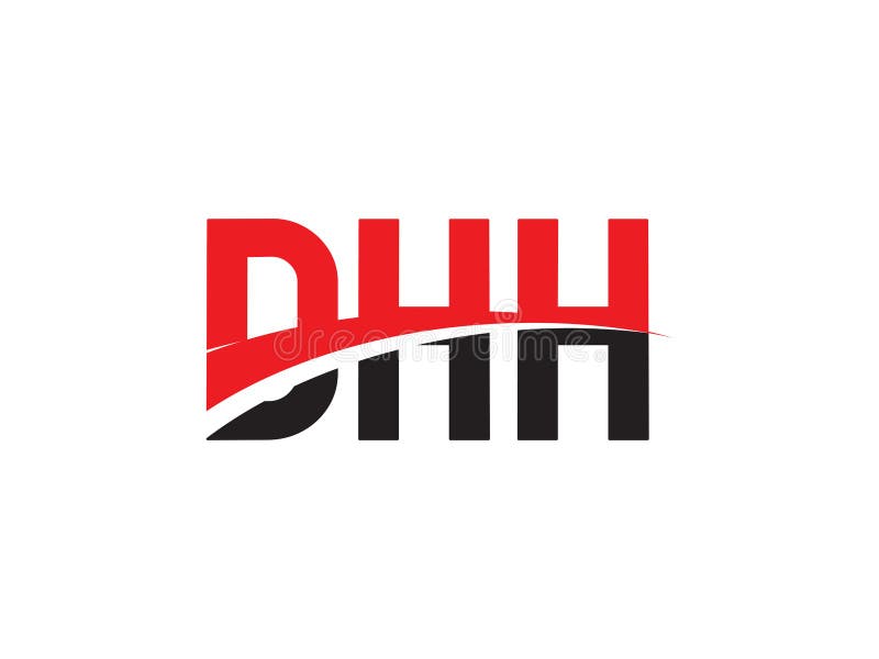 DHH Letter Initial Logo Design Vector Illustration Stock Vector ...