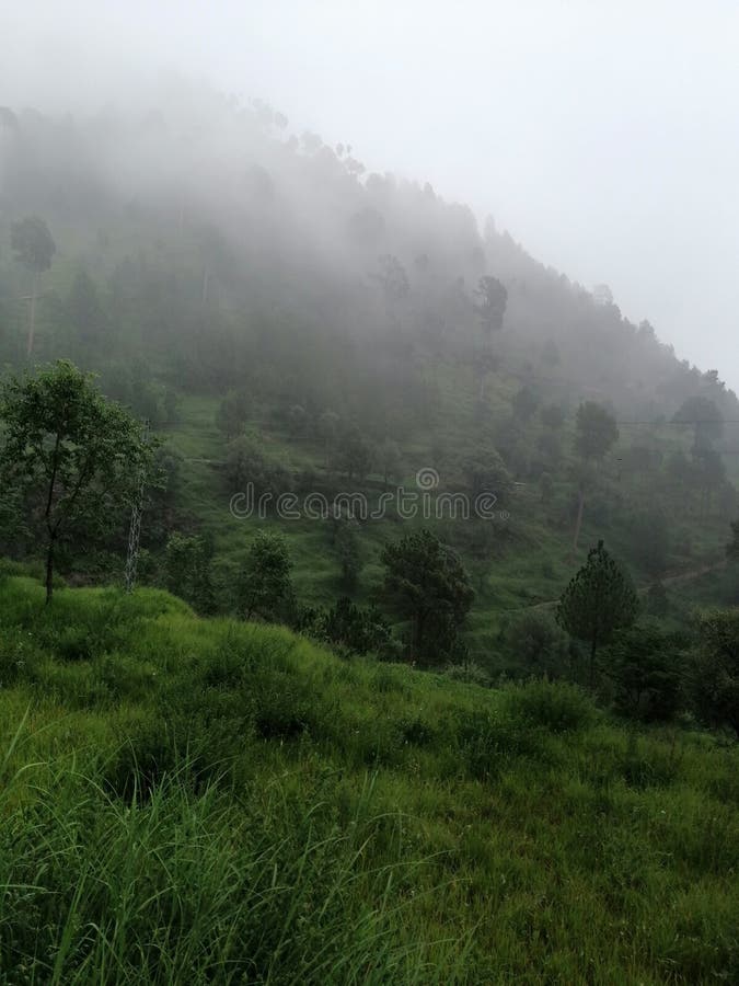 Dhirkot Azad Kashmir Hermosa Vista Imagen de archivo - Imagen de ...