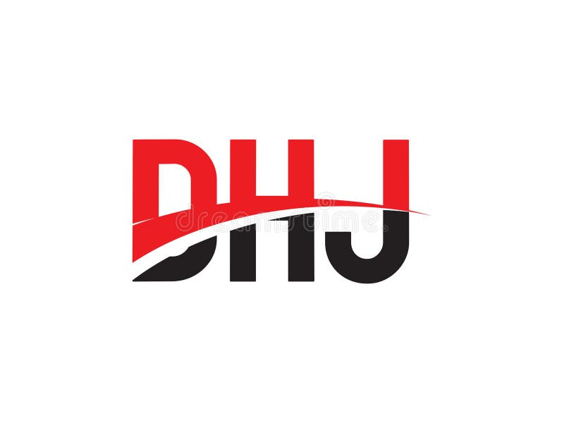 DHJ Letter Initial Logo Design Vector Illustration Stock Vector ...