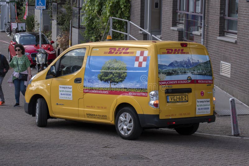 DHL Company Car at Amsterdam the Netherlands 6-8-2022 Editorial Image ...