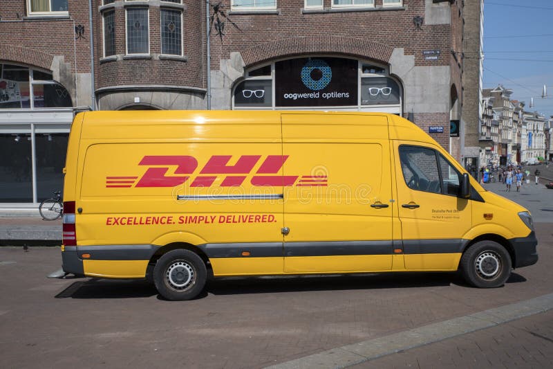 DHL Company Van at Amsterdam the Netherlands 23-6-2022 Editorial Stock ...