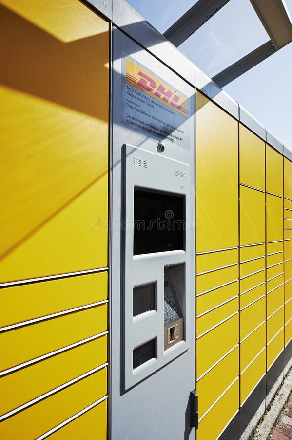 DHL Lockers for Parcels that the Recipient Can Pick Up There Editorial ...