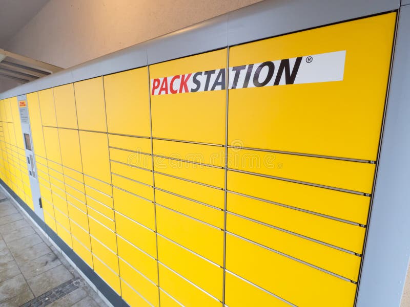 DHL Packstation editorial photography. Image of space - 64945422