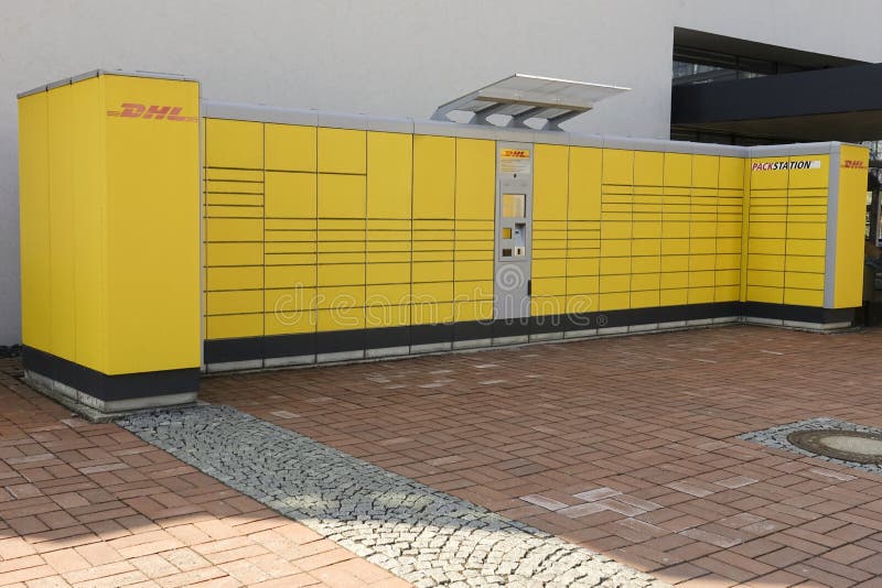 DHL Packstation editorial photography. Image of order - 30110492