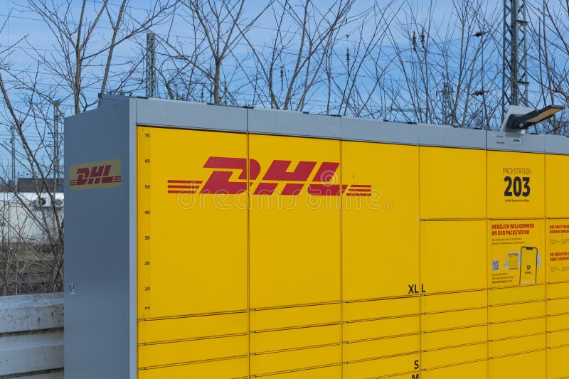 DHL Parcel Machine and Pack Station Editorial Stock Image - Image of ...