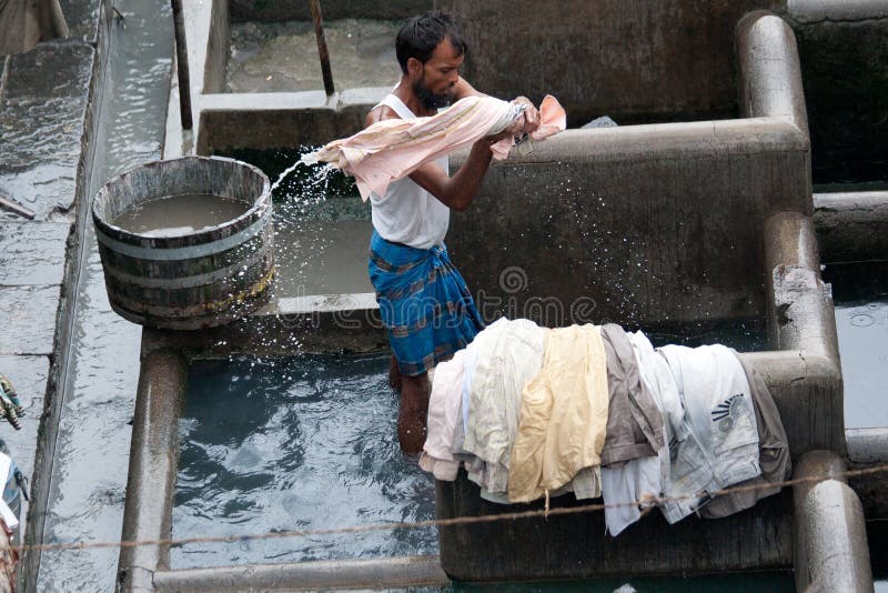 Dhobi Ghat Laundry editorial photography. Image of hard - 16057607