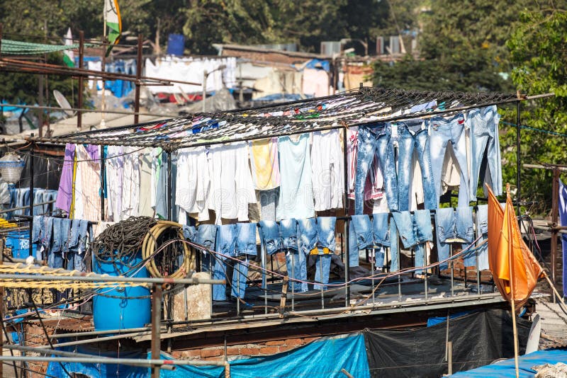 Dhobi Ghat in Mumbai editorial photography. Image of mumbai - 81023692