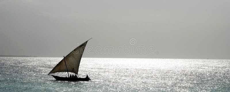 Traditional Dhow Sail boat stock image. Image of relaxing - 22184563