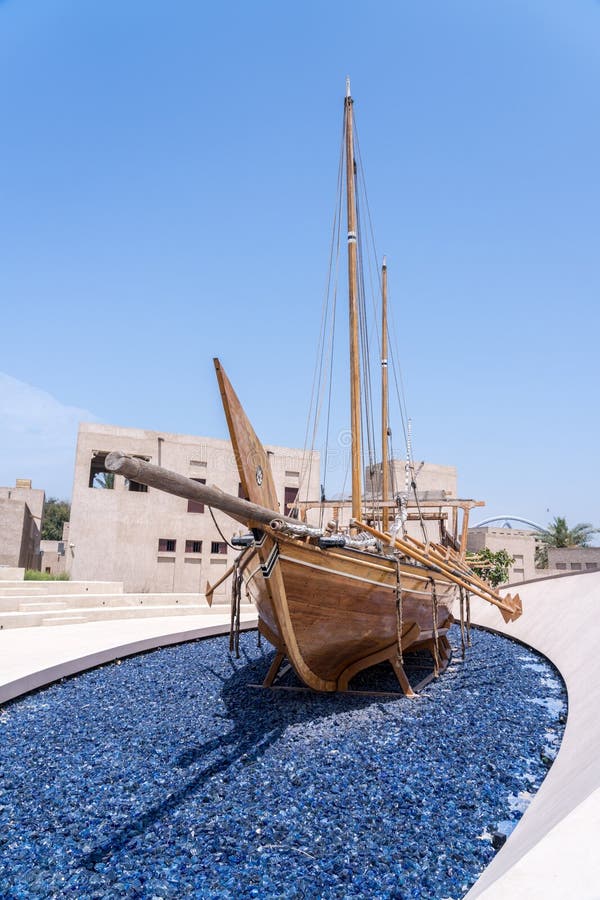 Dhow in Al Shindagha District and Museum in Dubai Editorial Photo ...