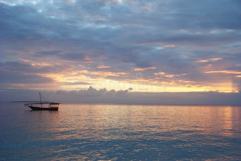 Dhow - Sunset stock photo. Image of clouds, dhow, view - 72116140