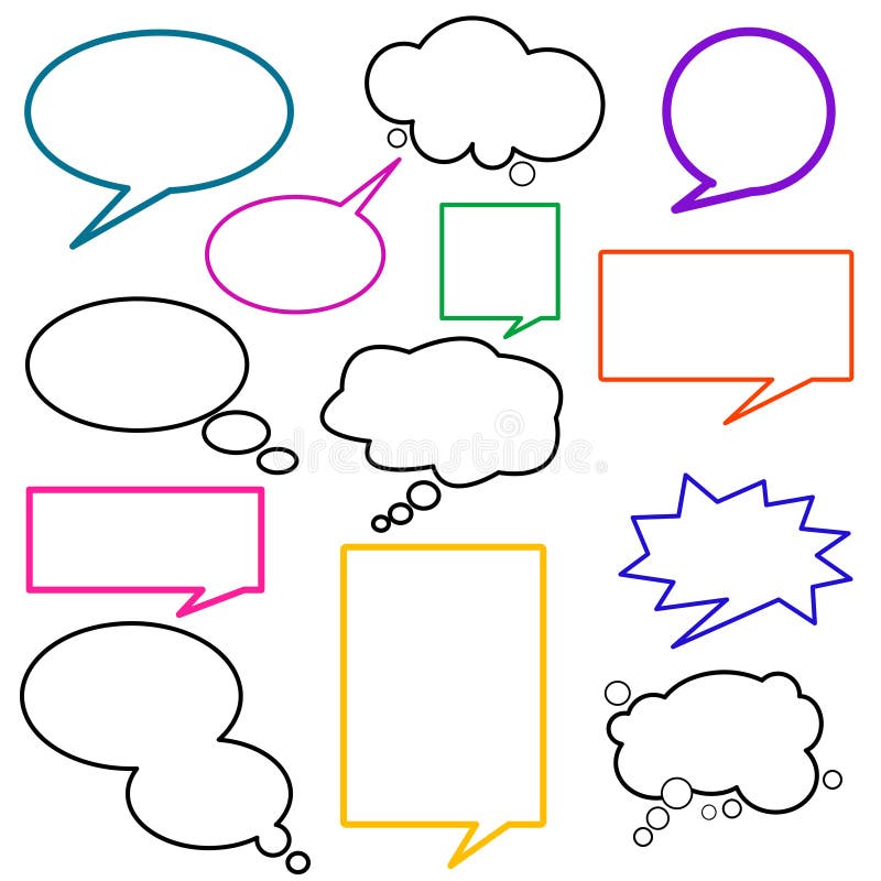 Símbolo del diálogo stock de ilustración. Ilustración de dimensional ...