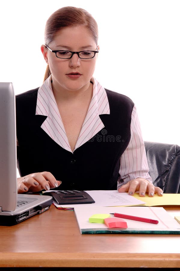 Di impiegato immagine stock. Immagine di segretarie, sesso - 7603909