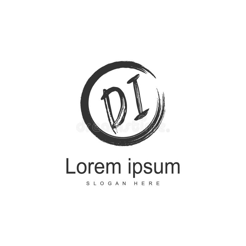 DI Letter Logo Design. Creative Modern DI Letters Icon Illustration ...