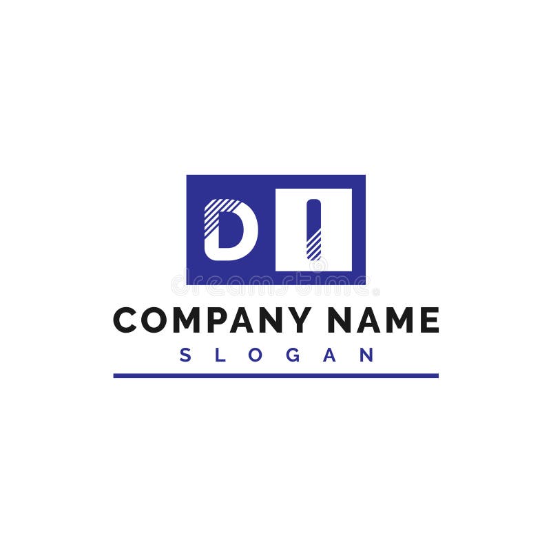 DI Logo Design. DI Letter Logo Vector Illustration - Vector Stock ...