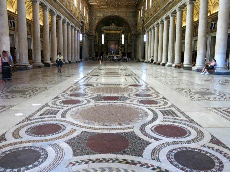 Di Santa Maria Maggiore, Rome De Basilique Image éditorial - Image du ...