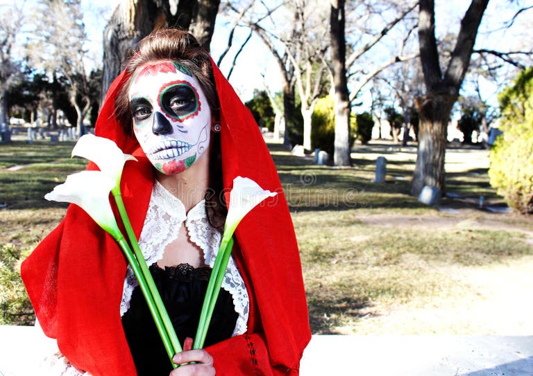 795 Dia De Muertos Skull Makeup Stock Photos - Free & Royalty-Free ...