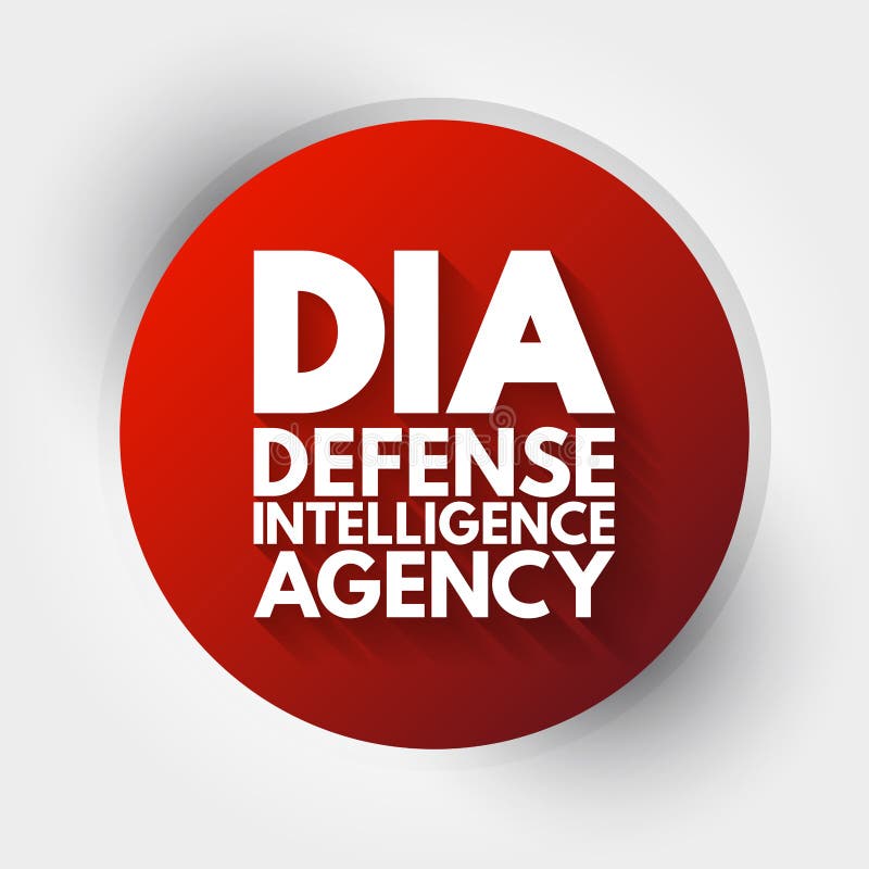 DIA - Defense Intelligence Agency Acronym, Concept Background Stock ...