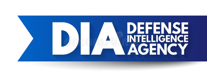 DIA - Defense Intelligence Agency Acronym, Concept Background Stock ...