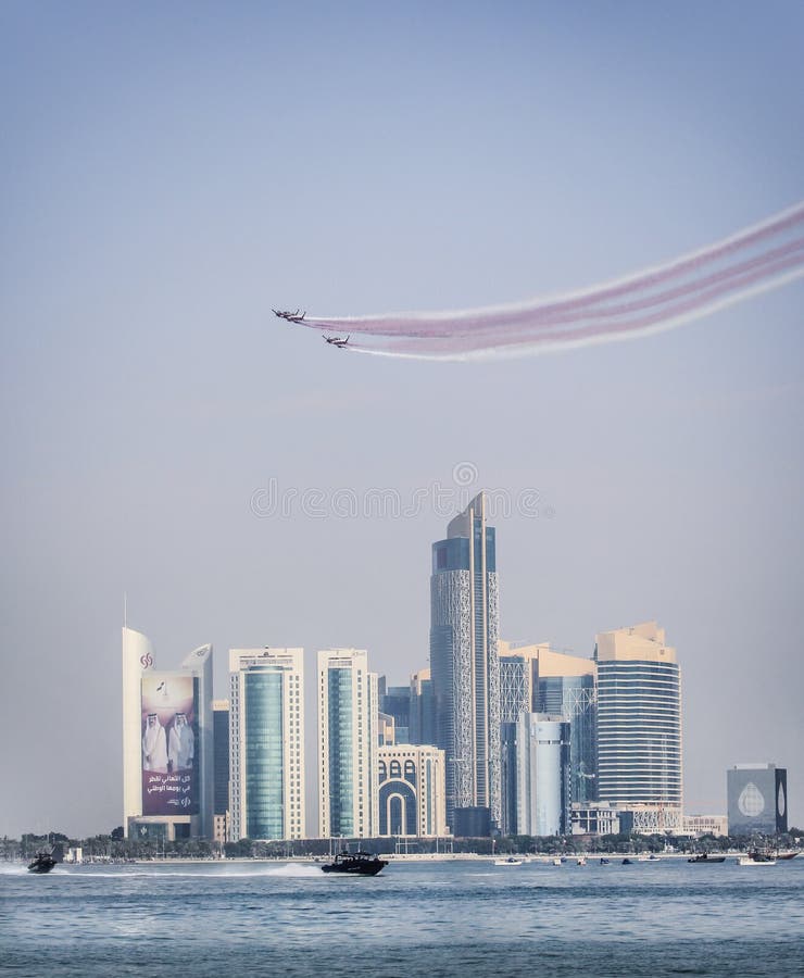 Dia Nacional Em Doha 2015, Catar Fotografia Editorial - Imagem de ...
