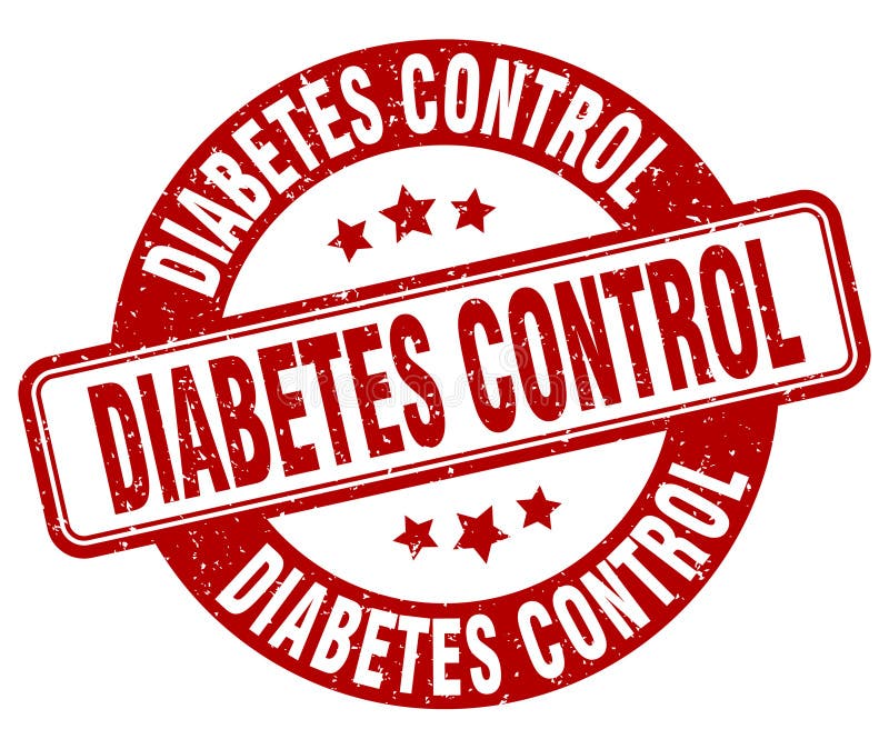 Diabetes Control Stamp. Diabetes Control Label. Round Grunge Sign Stock ...