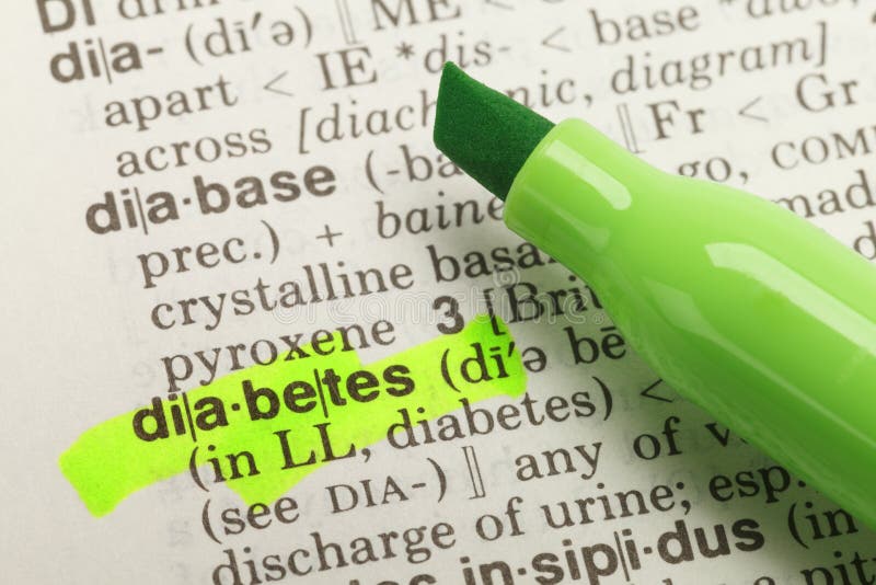 Diabetes Definition stock photo. Image of medicine, healthcare - 38421352