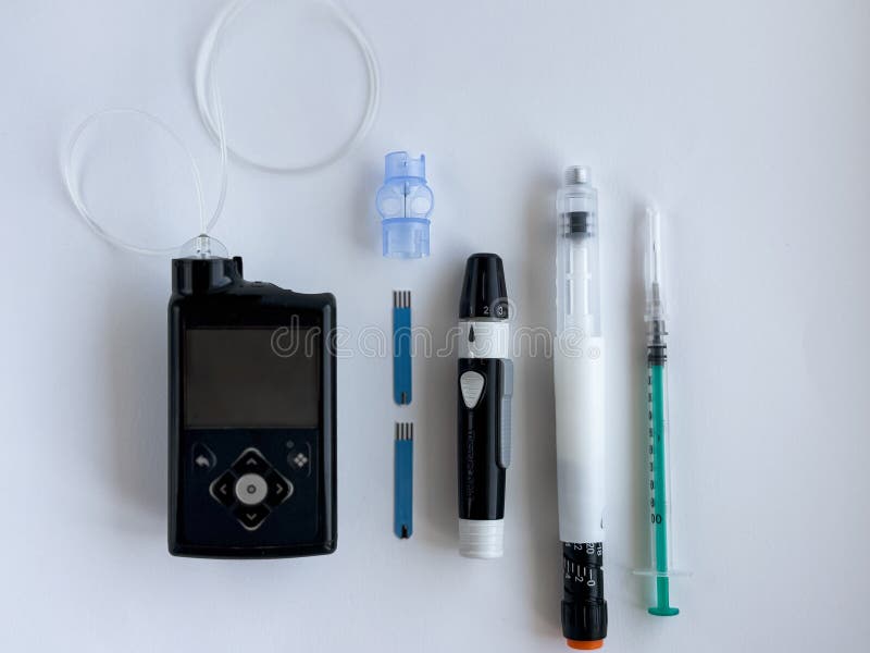 Diabetes Management Tools, Insulin Pump, Glucometer, and Injection ...