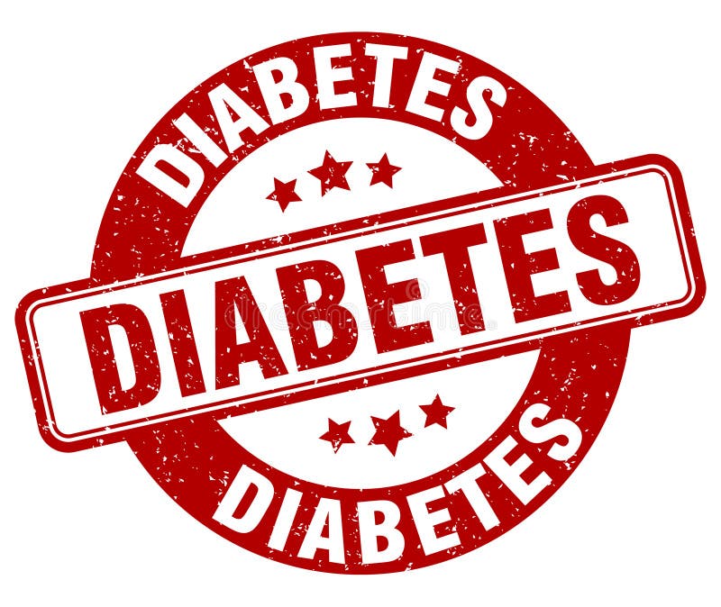 Diabetes Stamp. Diabetes Label. Round Grunge Sign Stock Vector ...