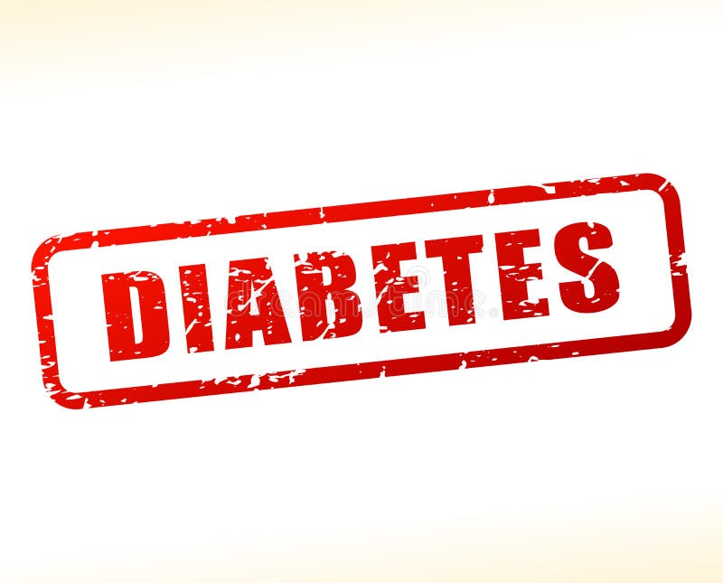 DIABETES Text, on Rectangle Speech Bubble Sign. Stock Illustration ...