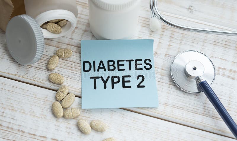 Diabetes Type 2 Written on a Clipboard, Medical Concept. Stock Image ...