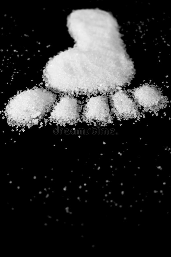 Diabetic Foot Made of Sugar Stock Image - Image of medicine, delicious ...