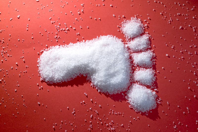 Diabetic Foot Made of Sugar Stock Image - Image of crystalline, energy ...