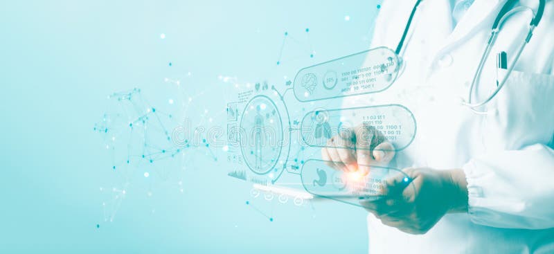 Diagnose Checking Brain Testing Result with Modern Virtual Screen ...