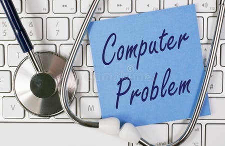 Diagnosing a Computer Problem Stock Image - Image of diagnosis, desktop ...