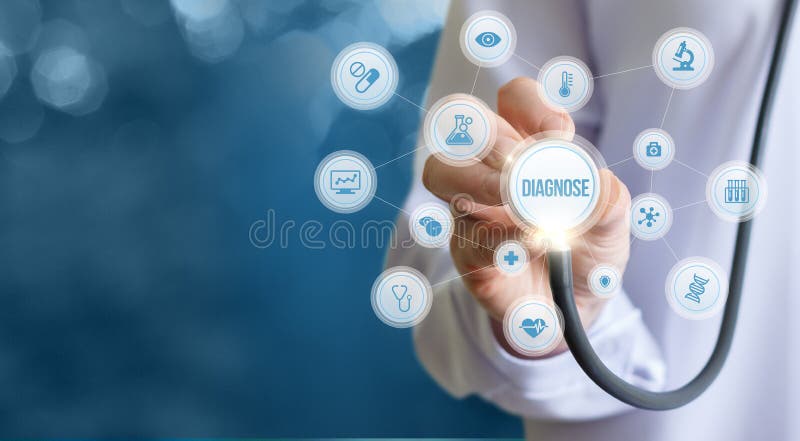 Diagnosis Based on Test Results. Stock Photo - Image of genome ...