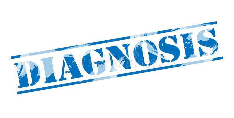 Diagnosis rubber stamp stock vector. Illustration of rubber - 101291686