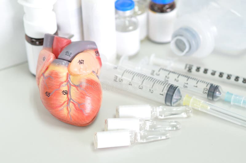 Diagnosis of human heart stock image. Image of scan, stethoscope - 48510367