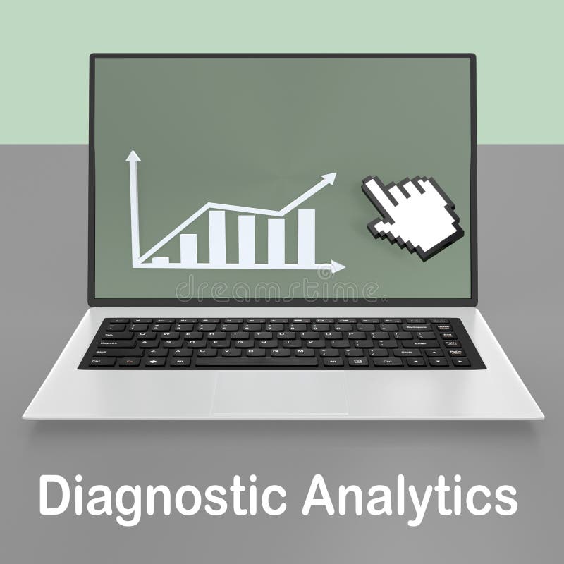 Diagnostic Analytics Concept Stock Illustration - Illustration of ...