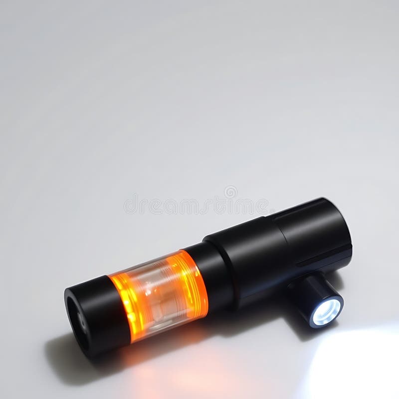 A Diagnostic Penlight with a Slim Design and an LED Light on a White ...
