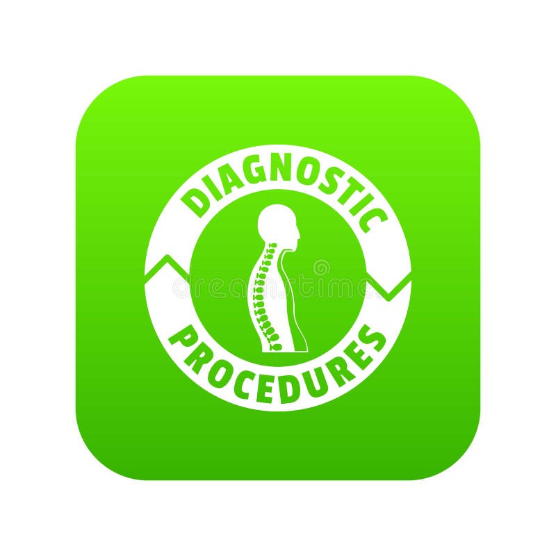 Diagnostic Procedures Concept Icon with Text Stock Vector ...