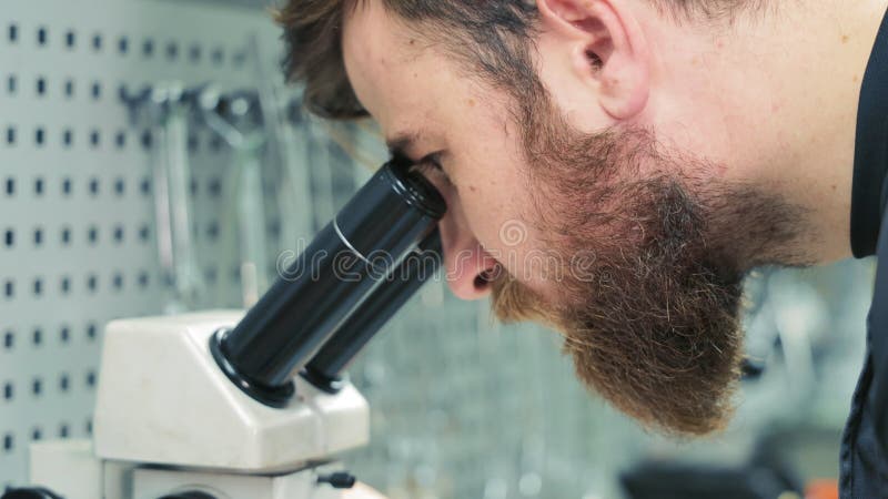 Diagnostics of Diesel Injectors Under a Microscope. the Master Examines ...