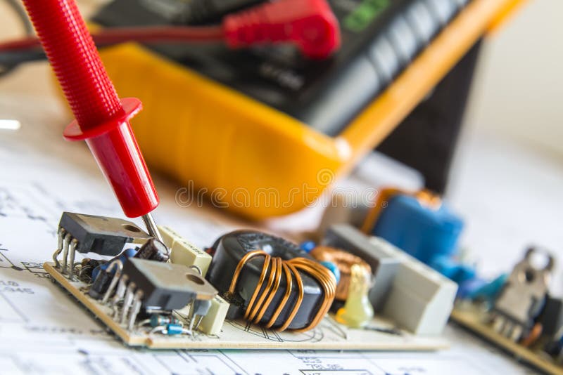 Pulse Source Ready for Testing and Measurement Stock Image - Image of ...