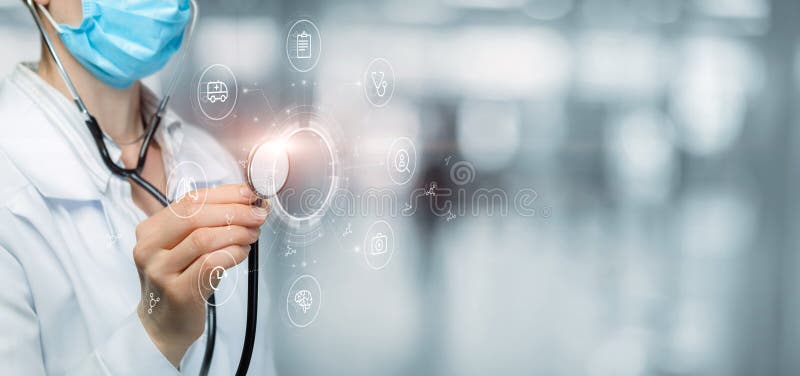 Modern Methods of Treatment and Diagnosis of Lung Disease Stock Image ...