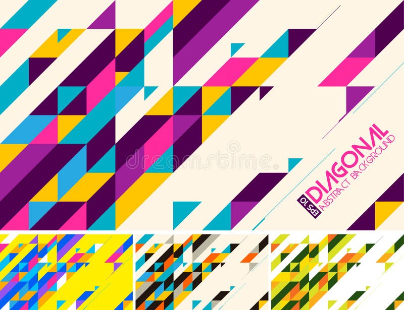Modern Diagonal Abstract Background Stock Vector - Illustration of ...