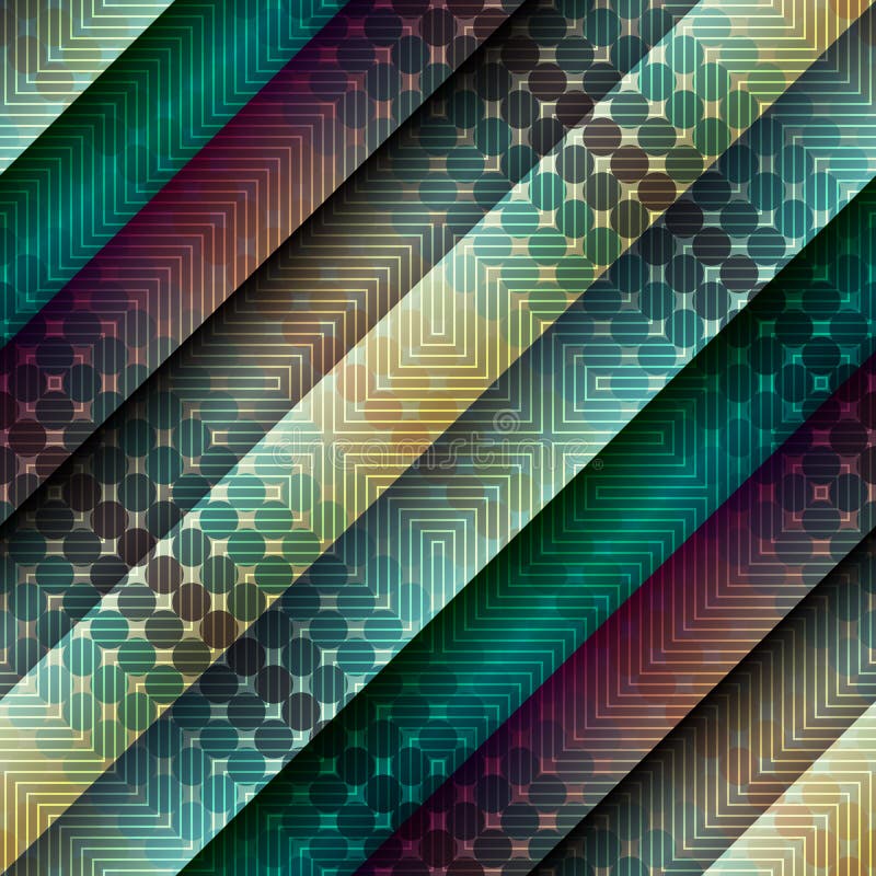 Diagonal Abstract Geometric Pattern. Stock Vector - Illustration of ...