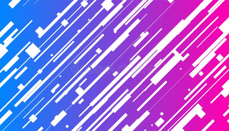 Diagonal Abstract Lines, Glitch Pattern Stock Vector - Illustration of ...