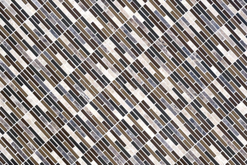 Diagonal Abstract Pattern of Mosaic with Marble Tiles Wall Background ...