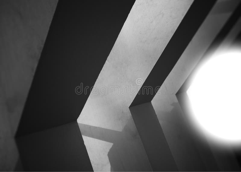 Diagonal Architecture Shapes with Light Glow Backdrop Stock ...