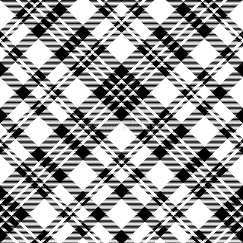 Plaid Black White Vector Stock Illustrations – 18,792 Plaid Black White ...